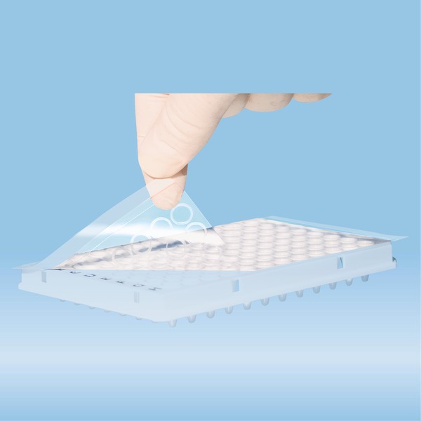 PCR film, free from DNase/RNase, material: PO, transparent | PCR tapes ...