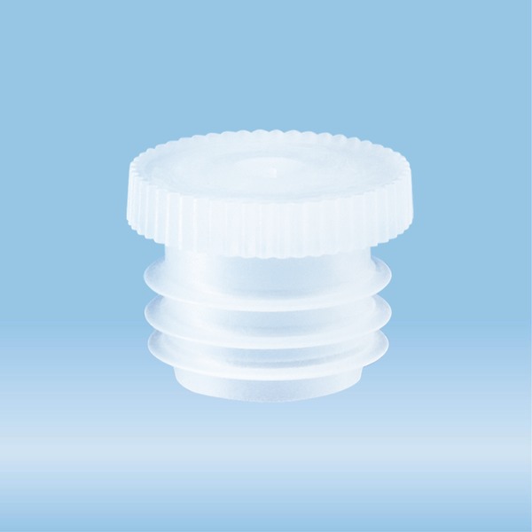 Push cap, natural, suitable for tubes Ø 13 mm | Caps | Reagent and ...