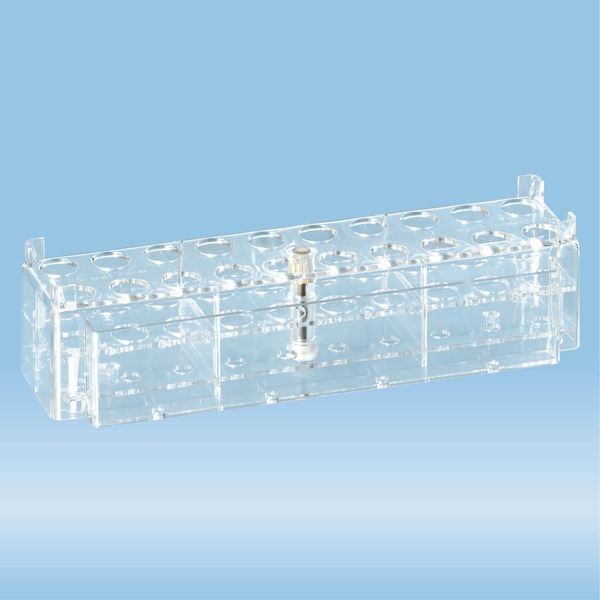 Rack, PC, format: 10 x 2, suitable for tubes, all S-Monovette ...