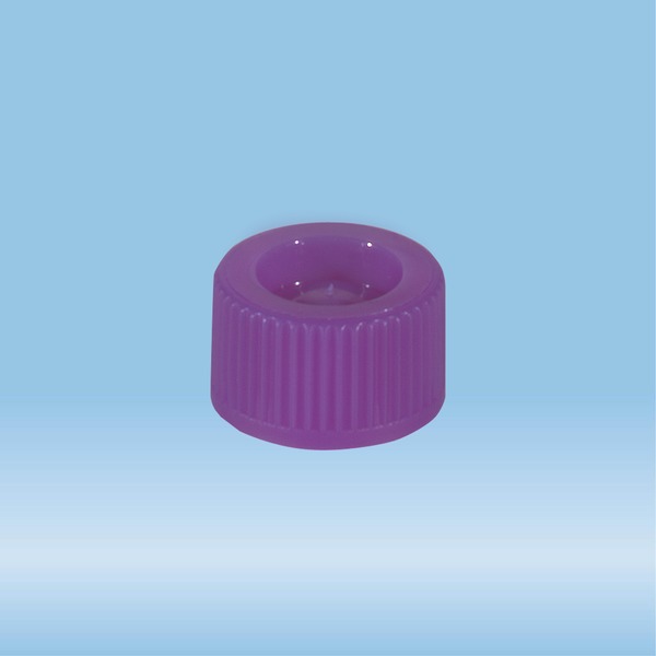 Screw cap, purple, suitable for tubes 82 x 13 mm | Caps | Reagent and ...