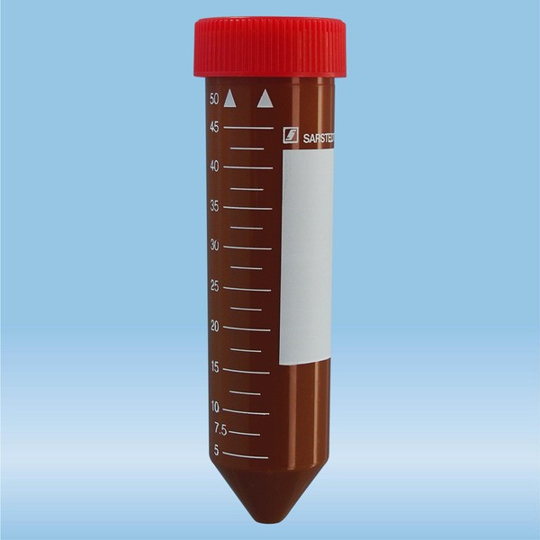 Screw cap tube, 50 ml, (LxØ): 114 x 28 mm, PP, with print | Tubes ...