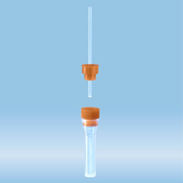 Microvette® CB 200 Serum Gel CAT, 200 µl, cap brown, push cap, flat ...