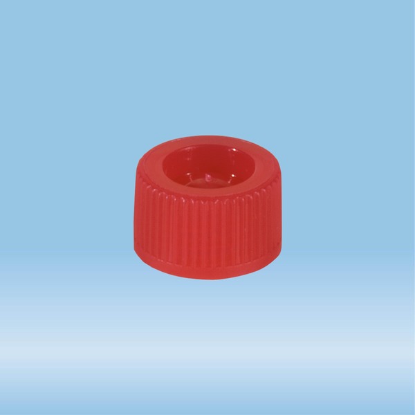 Screw cap, red, suitable for tubes 82 x 13 mm | Caps | Reagent and ...