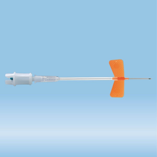 Multifly® needle, 25G x 3/4'', orange, tube length: 80 mm, 1 piece(s ...