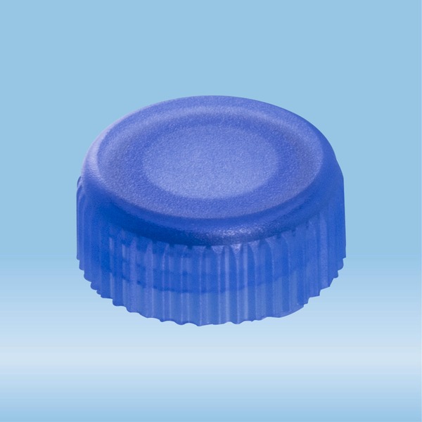 Screw cap, blue, suitable for screw cap micro tubes | Caps | Screw cap ...