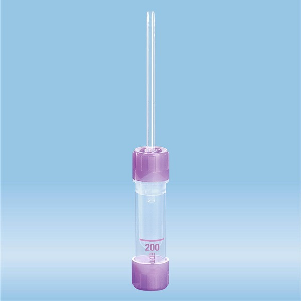 Microvette® 200 EDTA K3E, 200 µl, cap violet, flat base | Tubes ...