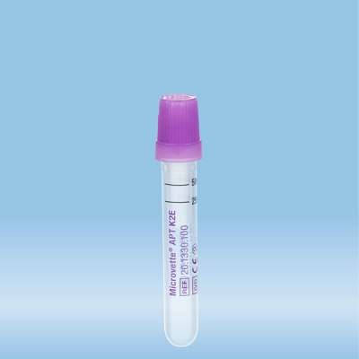 Microvette® 100 EDTA K3E, 100 µl, cap violet, flat base | Tubes ...