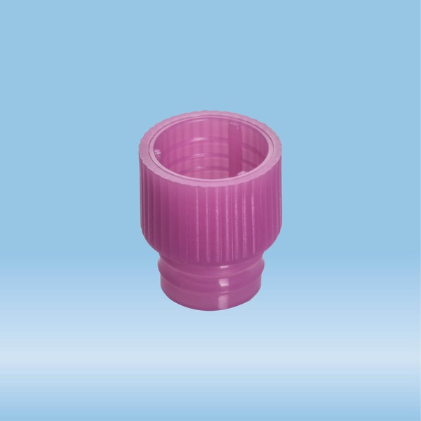 Push cap, pink, suitable for tubes Ø 12 mm | Caps | Reagent and ...