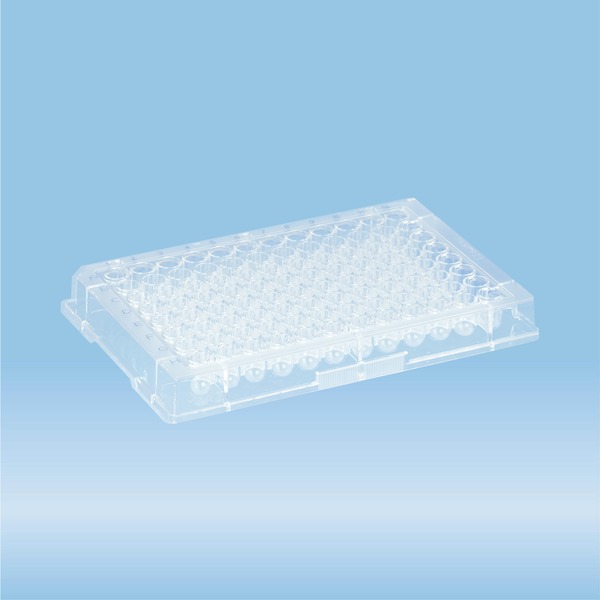 Micro test plate, 96 well, round base, PS, transparent | Micro test ...