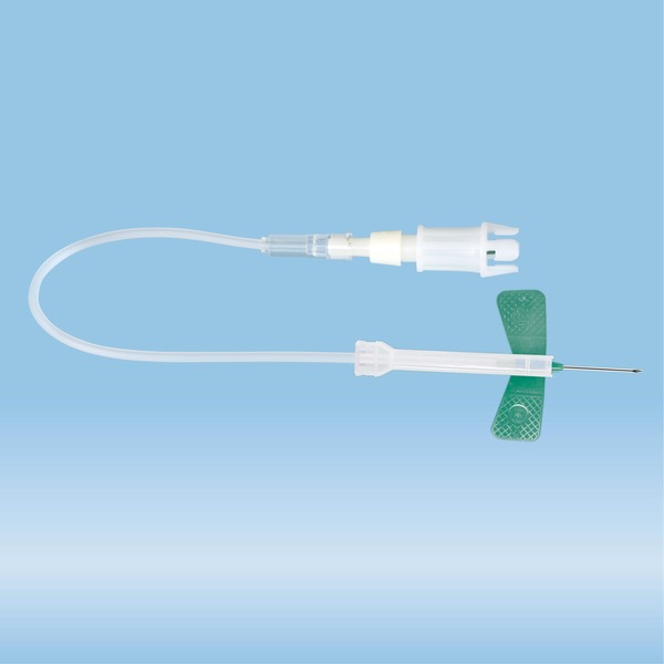 Safety-Multifly® needle, 21G x 3/4'', green, Tube length: 200 mm, 1 ...
