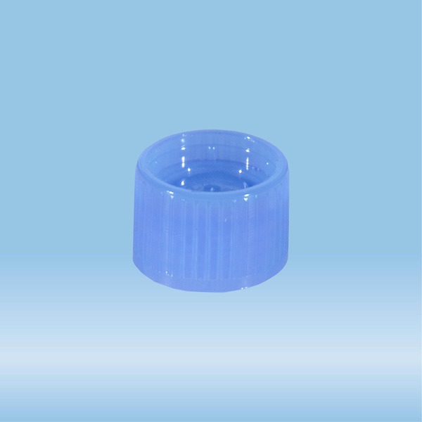Screw cap, blue, suitable for tubes Ø 15.3 mm | Caps | Reagent and ...