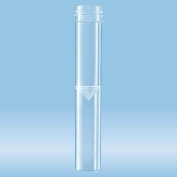Screw cap tube, 5 ml, (LxØ): 92 x 15.3 mm, conical false bottom, flat ...