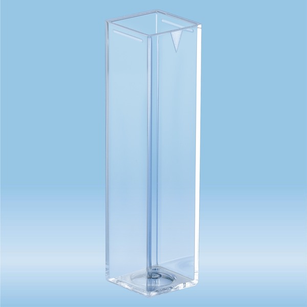 Cuvette, 4.2 ml, (HxW): 45 x 12 mm, PMMA, transparent, optical sides: 4 ...