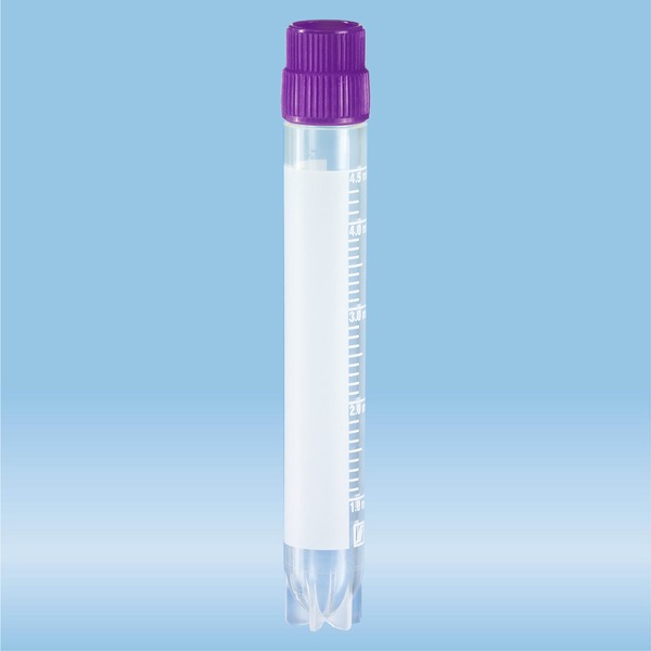CryoPure tubes, 5 ml, QuickSeal screw cap, violet | Cryopreservation ...