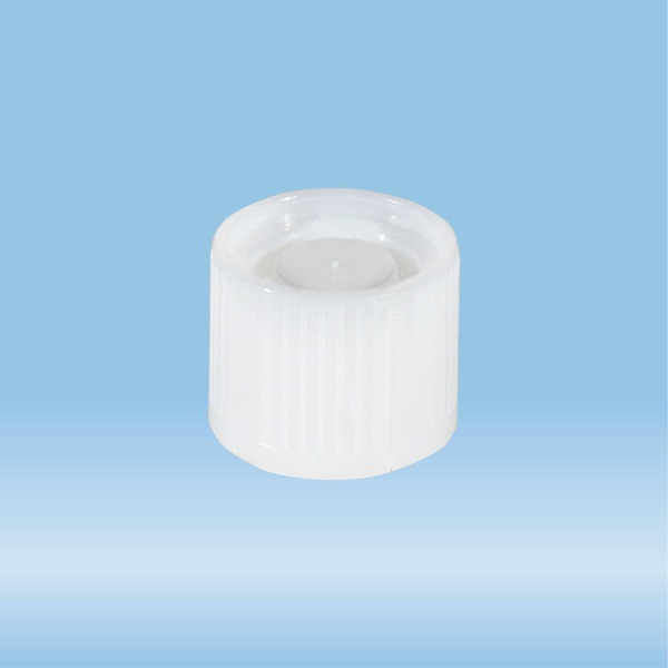Screw cap, white, suitable for tubes Ø 16-16.5 mm | Caps | Reagent and ...