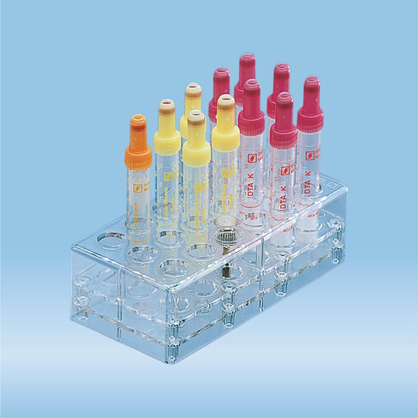 Rack, PC, format: 6 x 3, suitable for tubes, square cuvettes, all S ...