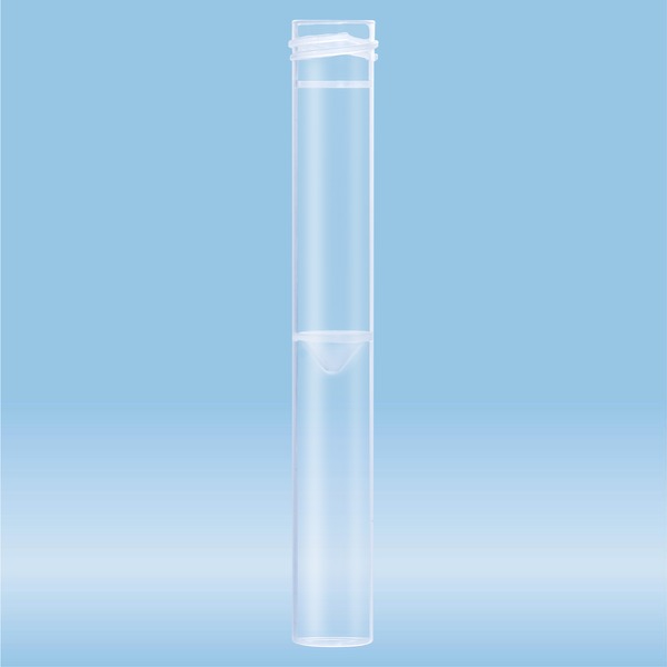 Screw cap tube, 3.5 ml, (LxØ): 92 x 13 mm, conical false bottom, flat ...